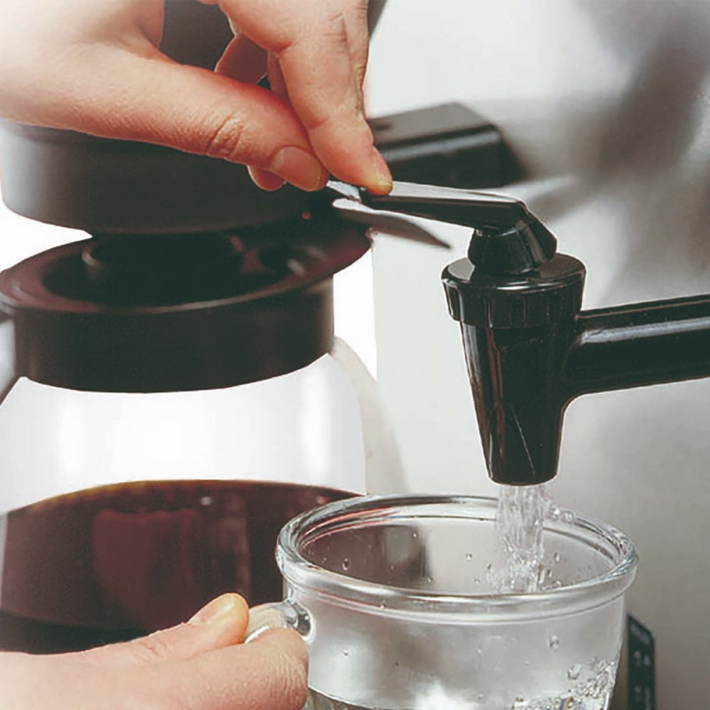 Machine à café avec tirage d'eau chaude - 2 verseuses 1,8 L - 3,35 kW ...