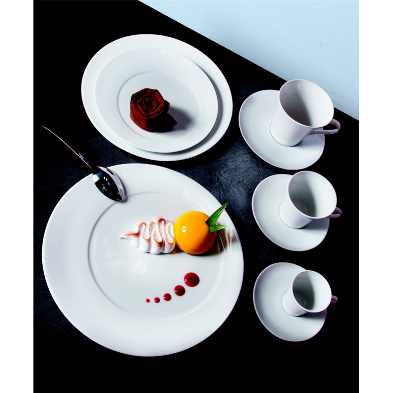 Assiette creuse Ø23 cm ASYMETRIQUE - Bassin décalé