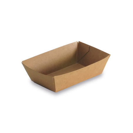 Barquette rectangulaire 390 ml - 16,8x12,7x4,5 cm - 500 pièces